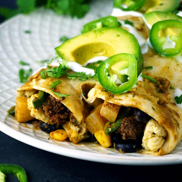 Breakfast Enchiladas - Frydae - Cinco de Mayo Brunch Recipe