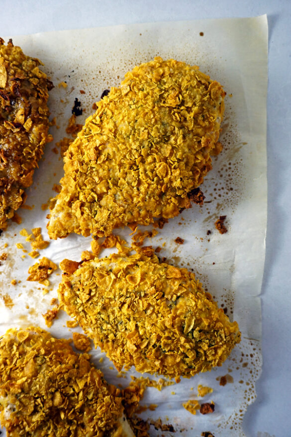 Crispy Baked Chicken with Brown Butter Honey Sauce - Frydae